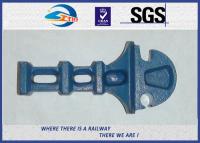 China Plain Inserts Rail Clips Casting Iron Rail Shoulder Concrete Sleepers for sale
