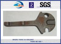 China Plain Inserts Rail Clips Casting Iron Rail Shoulder Concrete Sleepers for sale