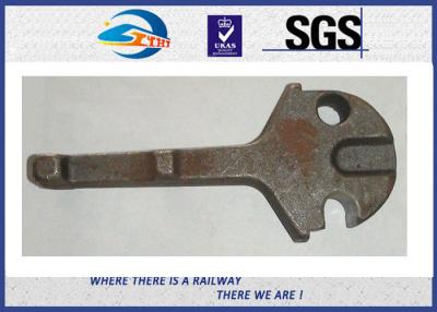 China Plain Inserts Rail Clips Casting Iron Rail Shoulder Concrete Sleepers for sale