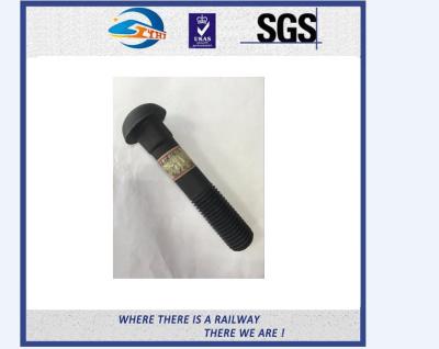 China DIN304 railway hex nut and bolt on rails grade 8.8 / 10.9 / 12.9 for sale