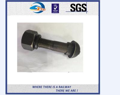 China All size carbon steel Railway Bolt mining tunnel bolts fish tail with nuts and washer for sale