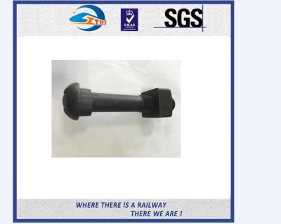 China Railway sleeper bolts tunnel railroad track bolts oxide black for sale