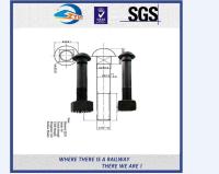China Two years railway bolt and nut for rail wood / concrete sleeper for sale