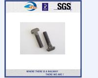 China T head half thread full threaded railway bolt rail fastener and nut for sale