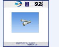 China T head half thread full threaded railway bolt rail fastener and nut for sale