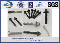 China High Tensile Railway Sleeper Screws HDG Plain Oiled Wax Grade 5.6  Tirafondos for sale