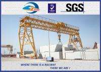 China U71Mn  Railroad Steel Crane Rail / Overhead Crane Rail YB/T5055-93 for sale