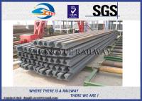 China Customized 6m - 12m Overhead Crane Track / Steel Rail Track GB15KG GB22KG GB30KG for sale