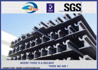 China Customized 6m - 12m Overhead Crane Track / Steel Rail Track GB15KG GB22KG GB30KG for sale