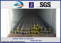 China Customized 6m - 12m Overhead Crane Track / Steel Rail Track GB15KG GB22KG GB30KG for sale