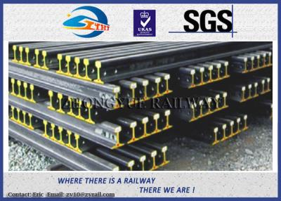 China Customized 6m - 12m Overhead Crane Track / Steel Rail Track GB15KG GB22KG GB30KG for sale