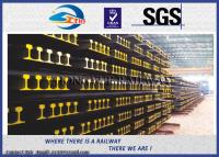 China Customized 6m - 12m Overhead Crane Track / Steel Rail Track GB15KG GB22KG GB30KG for sale