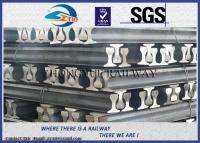China GB6KG GB9KG GB12KG Steel Crane Rail / Gantry Crane Track For Railway Construction for sale