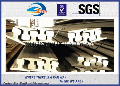 China Customized 6m - 25m 700 / 900A / 1100 Railroad Steel Rail , UIC860 Standard for sale