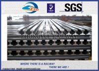 China Customized 6m - 25m 700 / 900A / 1100 Railroad Steel Rail , UIC860 Standard for sale