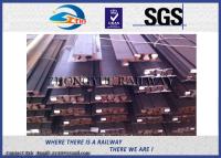 China Customized 6m - 25m 700 / 900A / 1100 Railroad Steel Rail , UIC860 Standard for sale