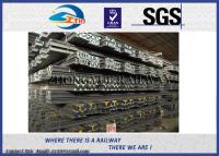 China Customized 6m - 25m 700 / 900A / 1100 Railroad Steel Rail , UIC860 Standard for sale
