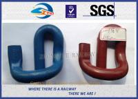 China Corrosion Resistance 60Si2CrA E Shape Elastic Rail Clips / Rail Fast Clip for sale