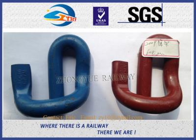 China Corrosion Resistance 60Si2CrA E Shape Elastic Rail Clips / Rail Fast Clip for sale
