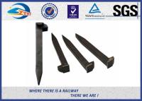 China Railroad Track Spikes / Dog Spike For Timber Sleeper GOST5812 Standard 16x16x165mm for sale