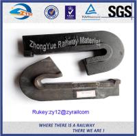 China Low Carbon Steel Plain Railway Cast Iron Rail Shoulder For Elastic Clip for sale