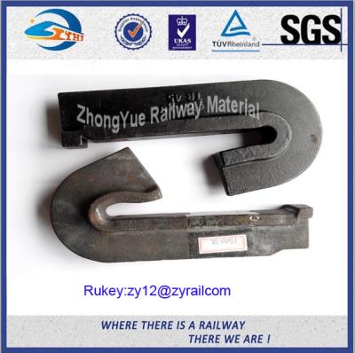 China Low Carbon Steel Plain Railway Cast Iron Rail Shoulder For Elastic Clip for sale