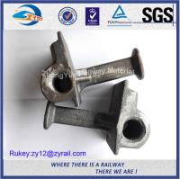 China Low Carbon Steel Plain Railway Cast Iron Rail Shoulder For Elastic Clip for sale