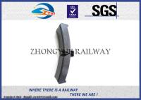 China Low Friction Train Wheel Composite Railway Brake Blocks Cast Iron / Locomotive Brake Shoe for sale