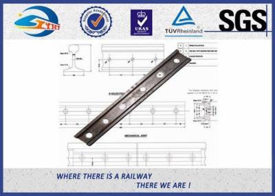 China GB Standard Rail Fishplate , 38kg 43kg Rail Railway Joint Bar With 6 Holes TB/T 2345-2008 for sale