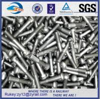 China Railway high tensile oval neck black oxide fish bolts 8.8,10.9 with nut for sale