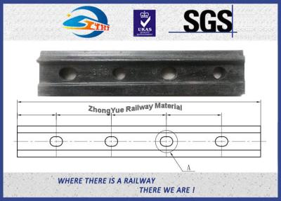 China 4 Holes Railroad Joint Bar Railway Fish Plate For GB 38kg 43kg Rail TB/T 2345-2008 for sale