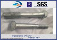 China Railway High Strength Hex Bolts Grade 10.9 M24 With HDG Coating for sale