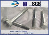 China Railway High Strength Hex Bolts Grade 10.9 M24 With HDG Coating for sale