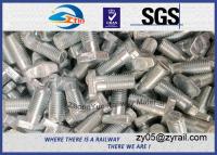 China Hot Forging railroad track bolts and nuts ASTM Standard 5/8