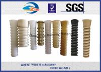 China High Quality Railway Plastic Dowel for Railway Screw Spike for SKL 14 Fastening system at HDPE or PA66 for sale
