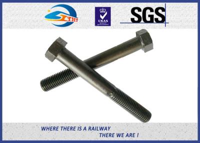 China High Tensile Railway HEX Bolt DIN Stardard ASTM Standard Hot Dip Zinc Customize for sale