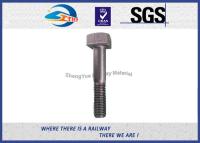 China Square Railway Bolt DIN ASTM Standard HDG M20 M22 M24 M30 Steel Bolts And Nuts BS47-1 for sale