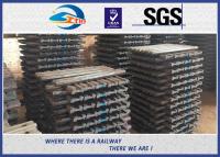 China TUV Oxide Black Forging 4 Holes 50# Joint Bar Fishplates In Railway Tracks for sale