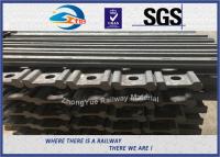 China 4 Holes / 6 Holes Railway Fish Plate Joint Bar Fish Plates In Railway Track for sale