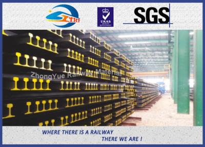 China BS11:1985 British Standard Railway Steel Crane Rail For Guide Train Wheels Position for sale