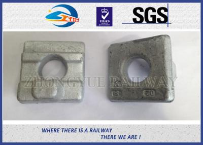 China Crane Rail Clips For Railroad Construction / Railway Fasteners KPO Rail Clamp for sale