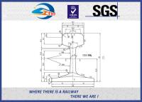 China High Tensile EN Standard EN13674-1-2011 Railway Steel Rail UIC54 54E1 Plain Surface for sale