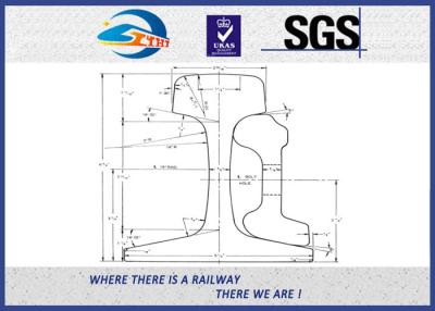 China High Tensile Standard Railway Joint Bar for Rail AREMA2007 115RE Rail Fish Plate 50# for sale