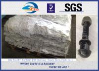 China Grade 4.6 4.8 5.6 8.8 10.9 Railway fishBolt / Track Bolt Match 20# Material for sale