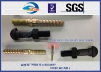 China Fastening Part HS26 / HS32 Railway Bolt Double - Head Screws With Golden Colors for sale