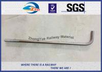 China Hot Forging Anchor Railway Bolt DIN ASTM Standard L Bolt J Bolt Y Bolt for sale