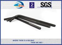 China L shaped or J shaped Bent Anchor Bolts with Plain Finish or Hot Dipped Galvanized for sale