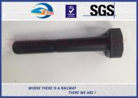 China Square Railway Bolt with plain oiled or black oxide color sized 20x130mm for sale