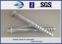 China Hexagon Head Railway Sleeper Screws TRACK FITTINGS AND FASTENINGS for sale
