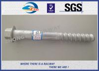 China Q235 35# 45# Railroad Track Spikes / railway dog spikes ISO898-1 UIC864-1 for sale